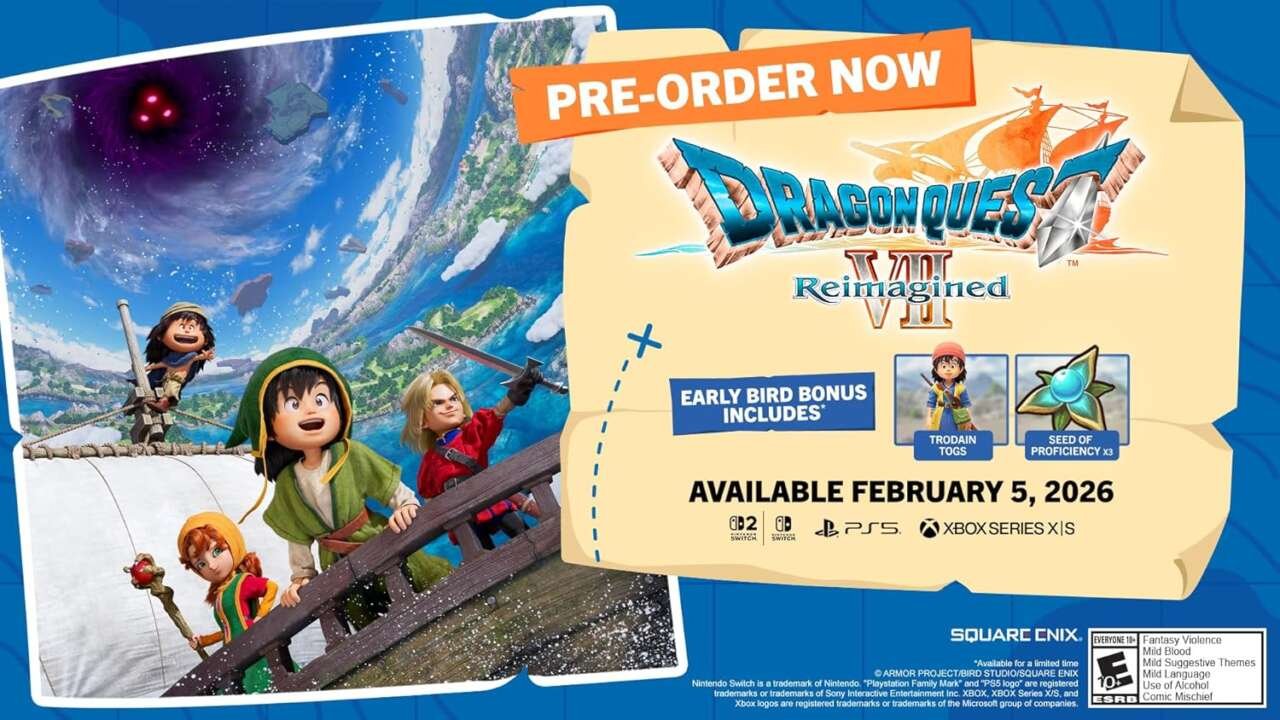 Demo gratuita de Dragon Quest VII Reimagined já está disponível para ...